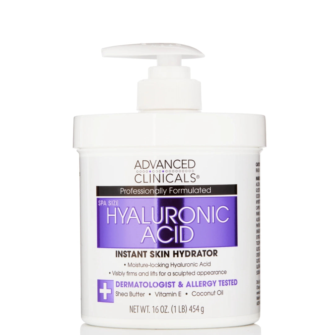 Advanced Clinicals Hyaluronic Acid Body Cream | Deep Hydration