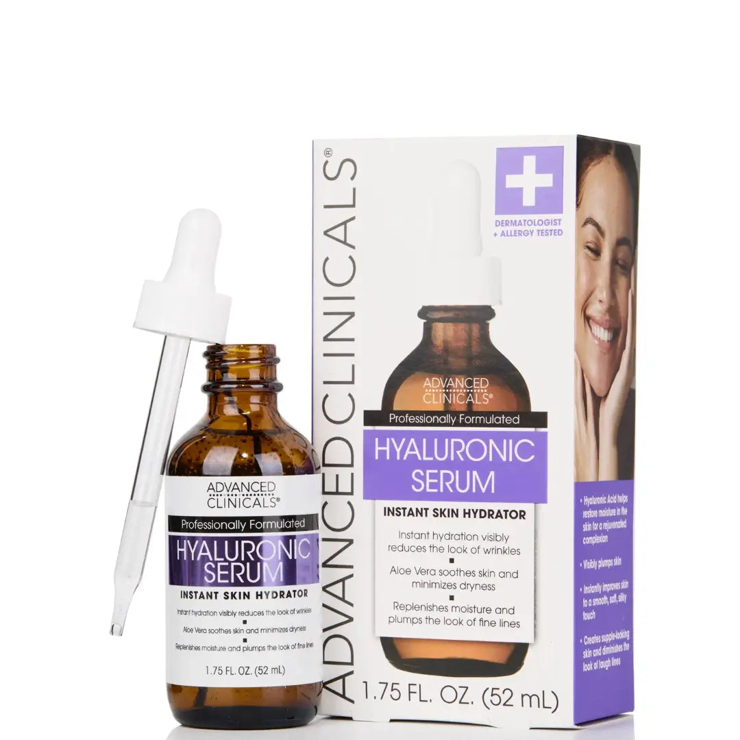 Advanced Clinicals Hyaluronic Acid Face Serum | Hydrating