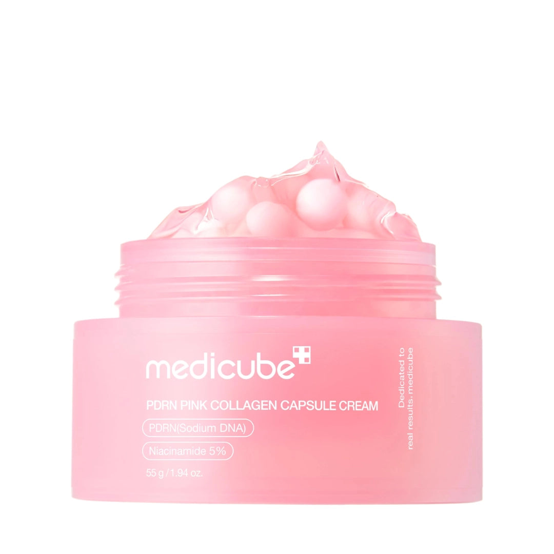Medicube Pdrn Pink Collagen Capsule Cream | Dual-Texture K-Beauty